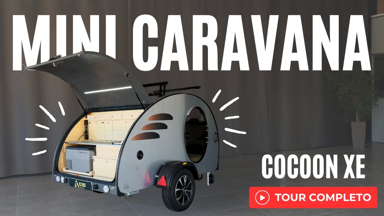 Mini Caravana COCOON XE - Tour completo - ¡100% autónoma! - YouTube