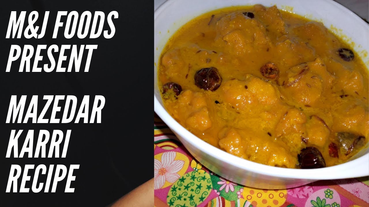 karri recipes || kadhi pakora recipe || karri pokhara - YouTube