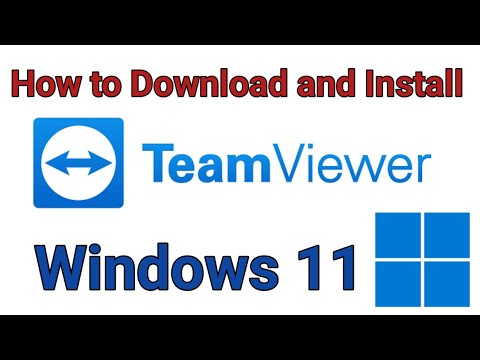 How to Download and Install TeamViewer on Windows 11 - YouTube