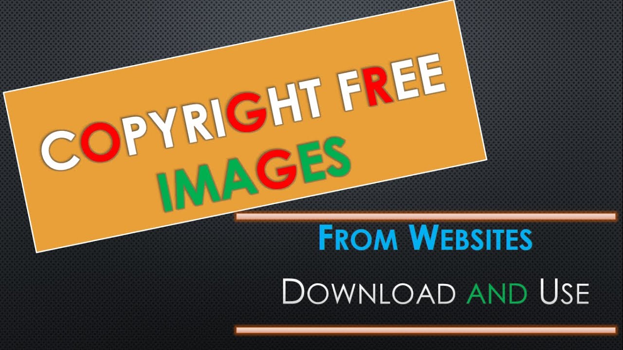Top 8 websites for Copyright free images | Copyright free images | best ...