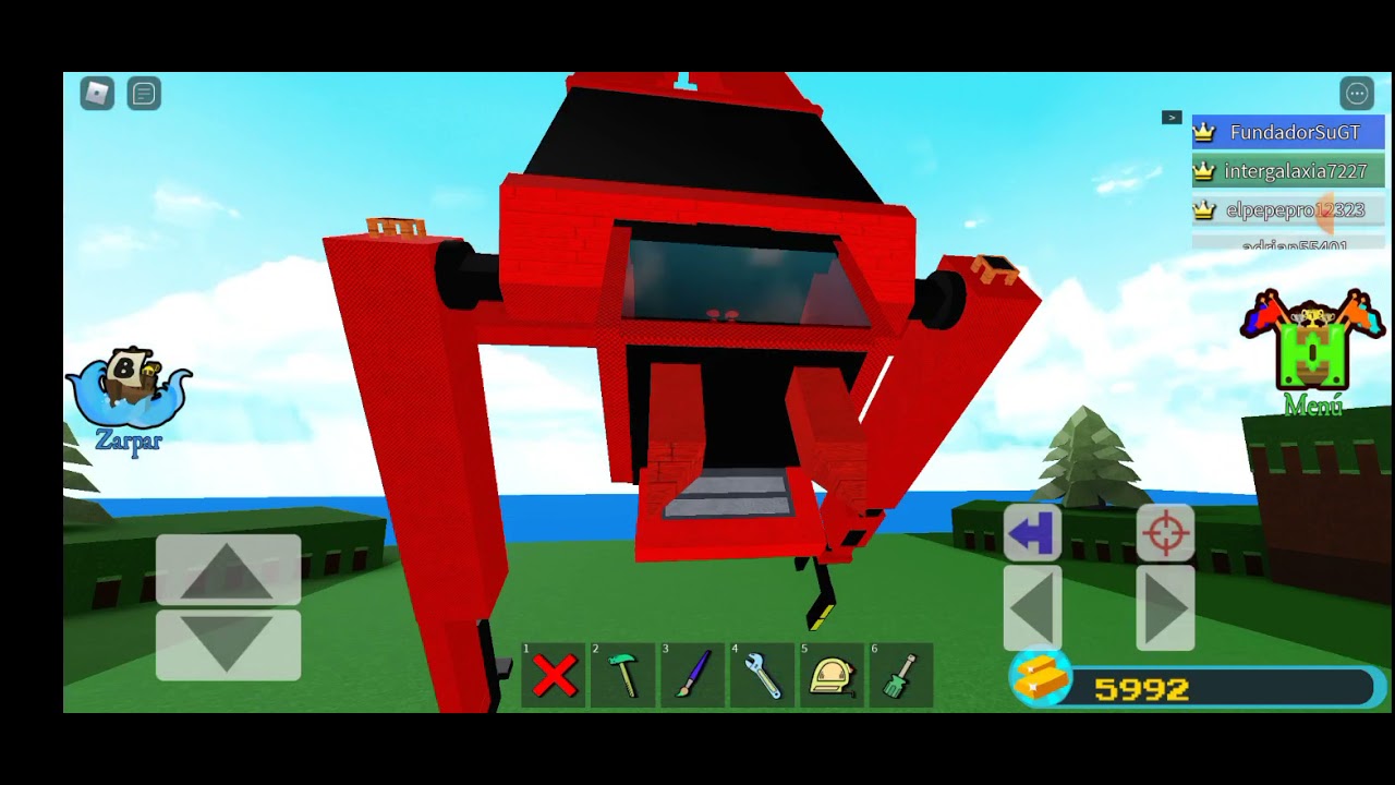Jugando Roblox mostrando mi robot (TordBot) |build a boat for treasure ...