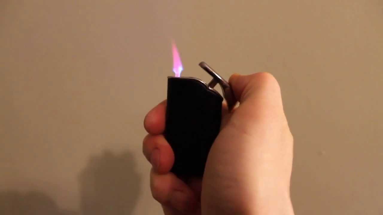 Monarch Sleek Windproof Jet Cigarette/Cigar Lighter (Black) - YouTube