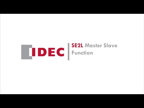 IDEC SE2L Master Slave Functions - YouTube