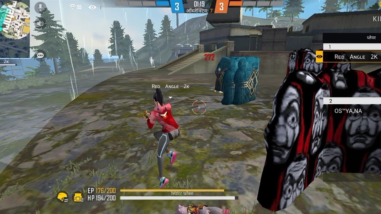 RED ANGLE FF 😤 VS 😤 SILVER FF FULL GAMEPLAY - YouTube