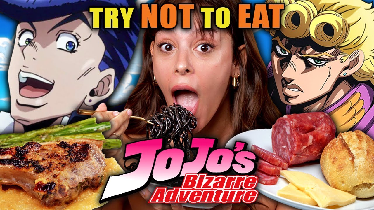 Try Not To Eat - Jojo's Bizarre Adventure (Strawberry Cake, Lamb With ...