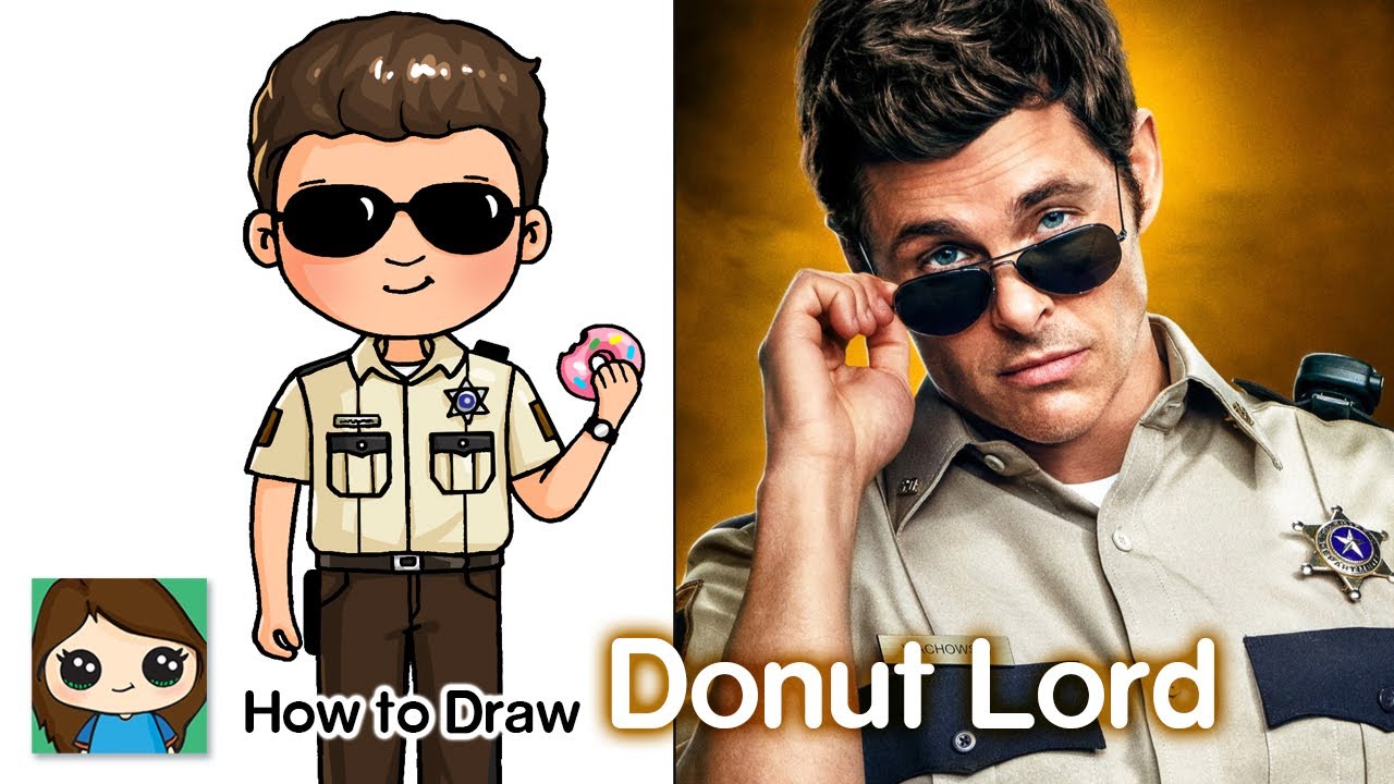 How to Draw the Donut Lord | Sonic the Hedgehog Sheriff Tom - YouTube