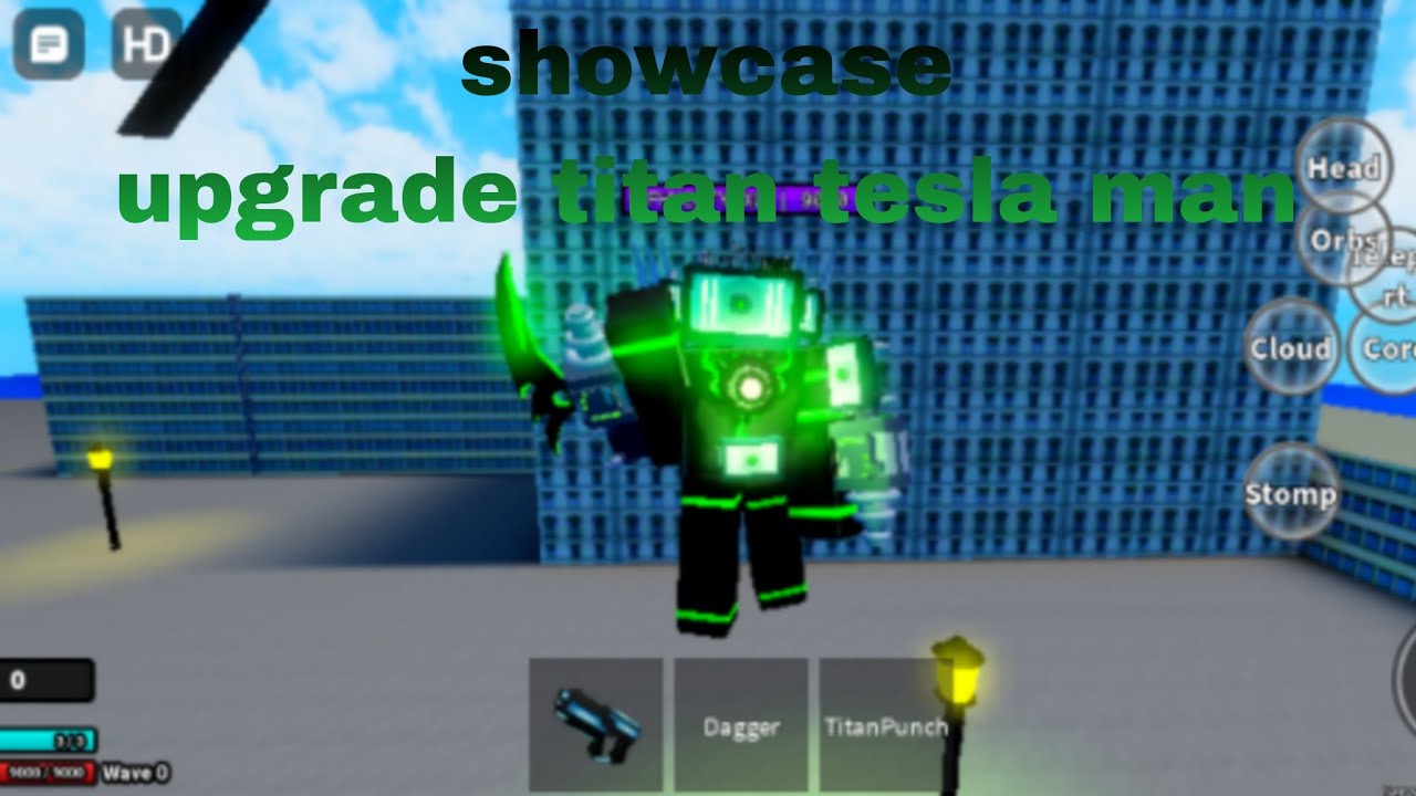 showcase upgrade titan tesla man - YouTube