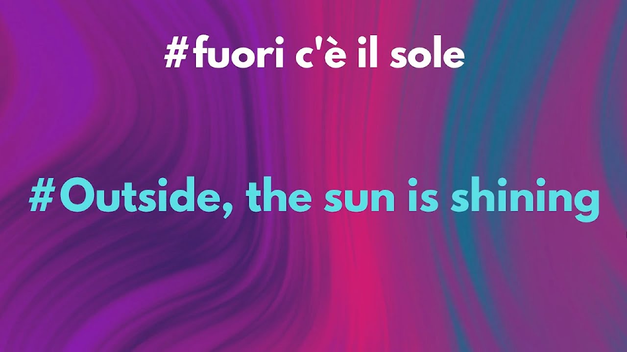 Lorenzo Fragola - # fuori c'è il sole (lyrics with english subs) - YouTube