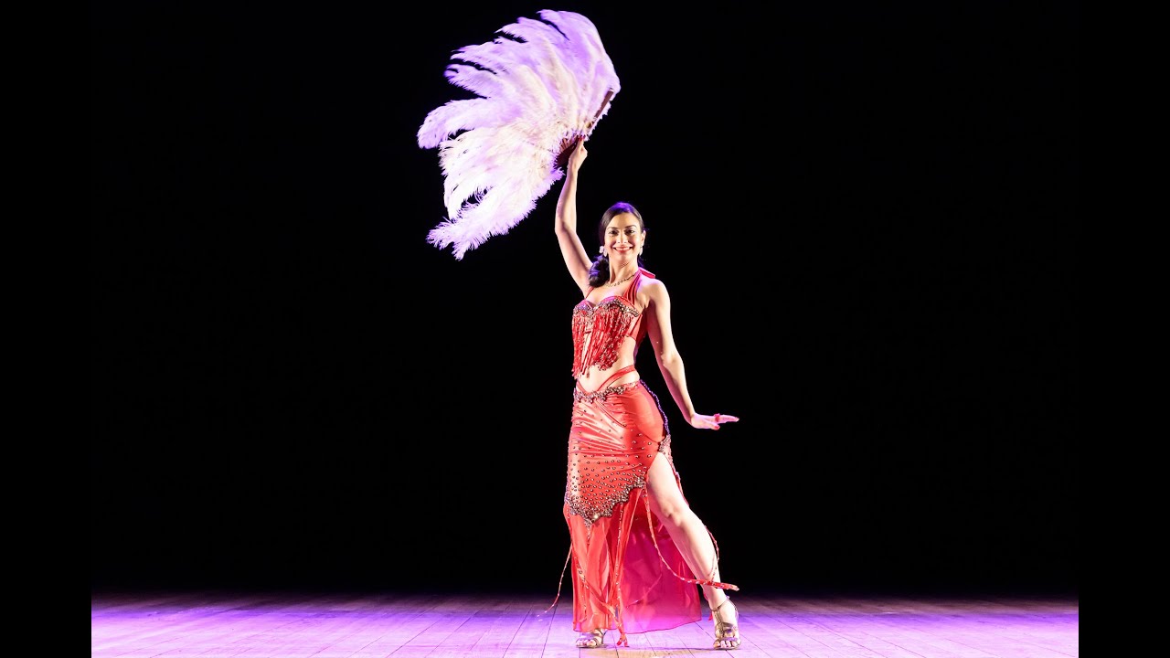 King Favourite - Fan Belly Dance - Feather Fan | Aline Mesquita Dança ...