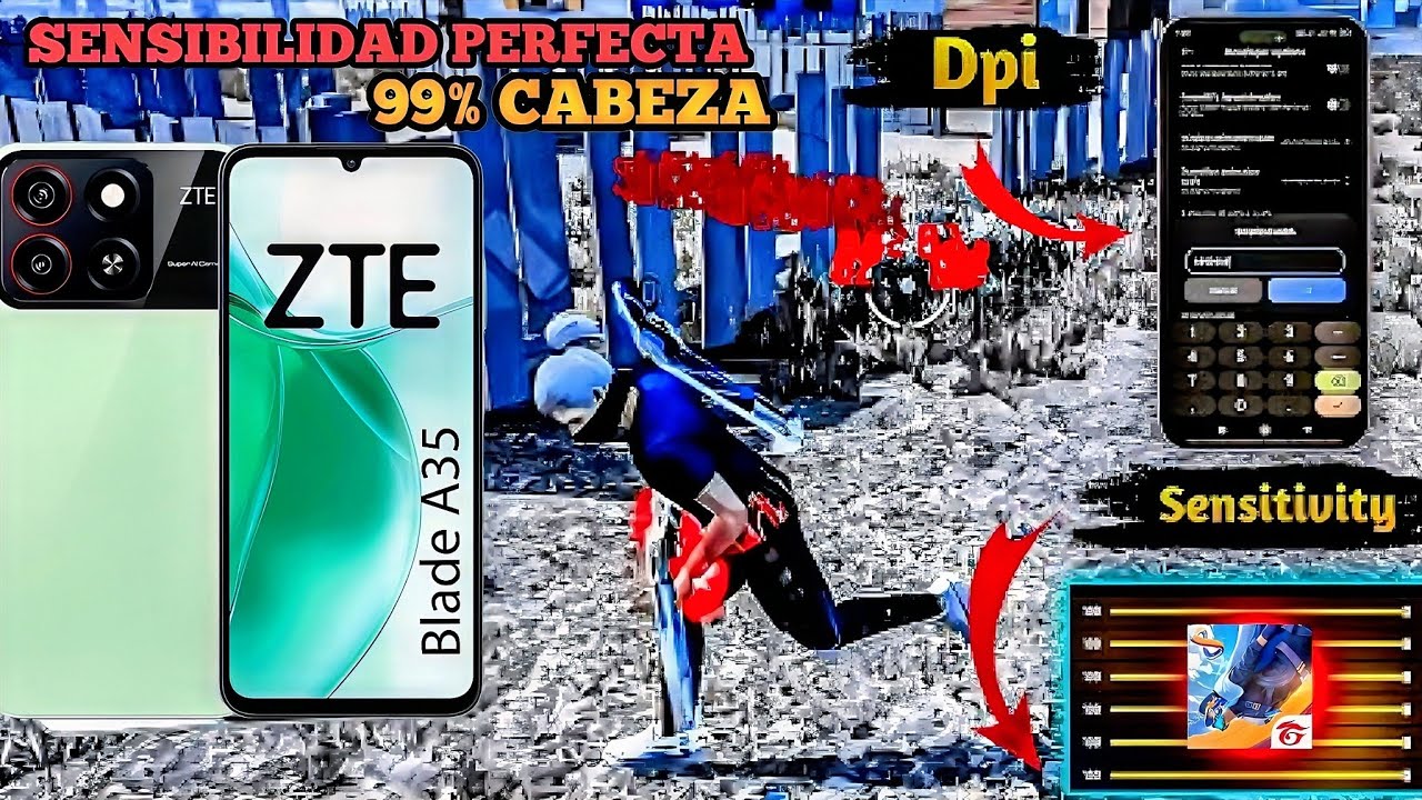 Sensibilidad Perfecta Free Fire ZTE Blade A35 ¡Configuración Letal! - YouTube
