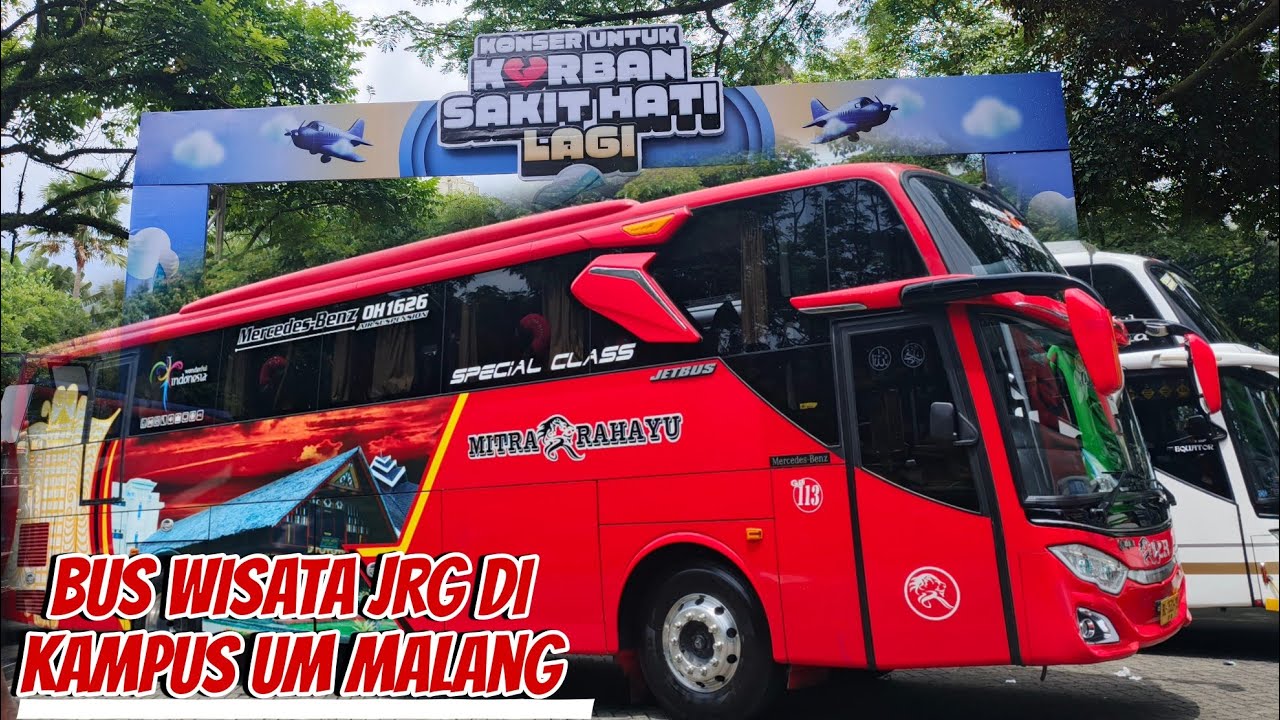 6 unit bus pariwisata masuk Universitas Malang | Ada hino RK8 ...