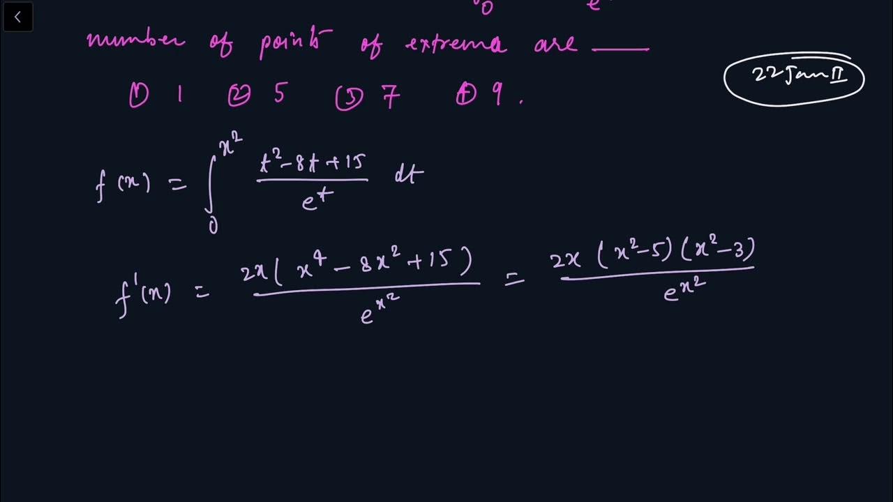 IIT JEE Main PYQ Definite Integration @B2A_JEE - YouTube