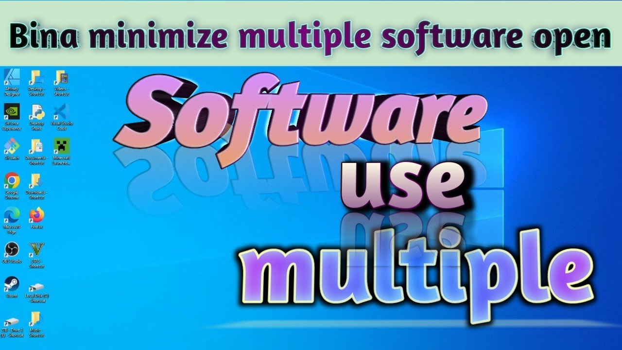 Software use karne ka new trick|| Multiple software use in the computer ...