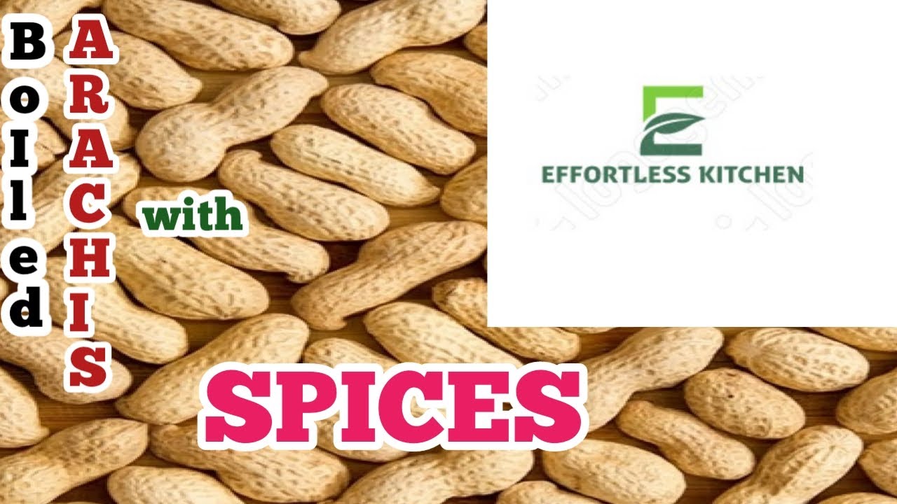 Boiled Arachis/Pindar/Gooler/Mungphali/Peanut/Monkeynut with spices ...