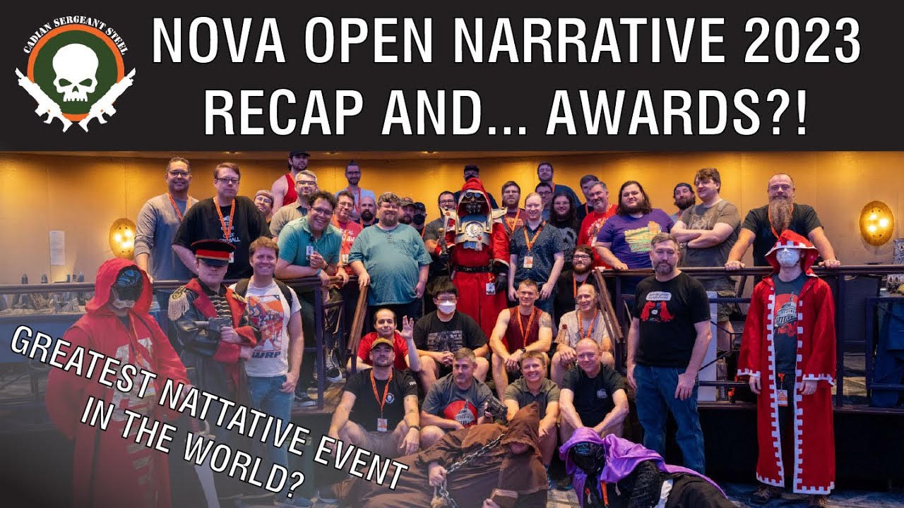 NOVA Open 2023 40k Narrative Event - Recap and Awards - YouTube
