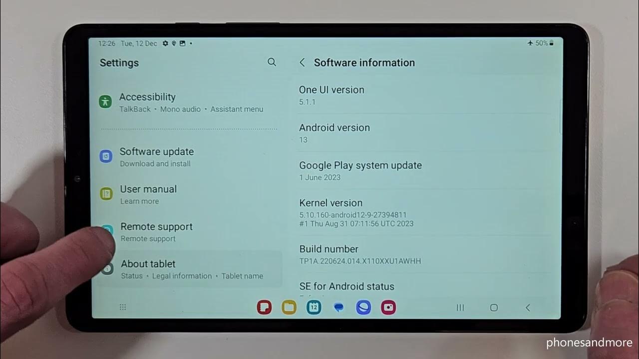 Samsung Galaxy Tab A9: How to enable the Developer Options? for USB ...