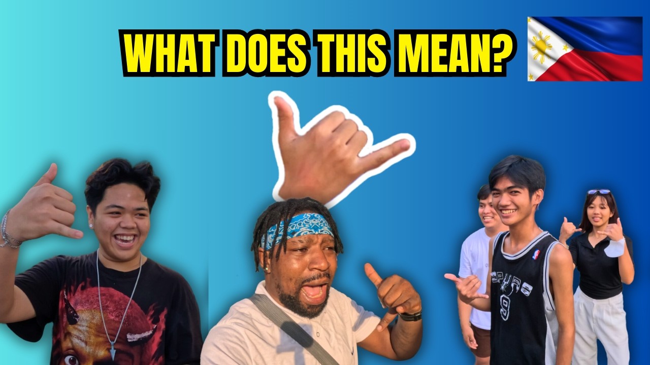 Why This Hand Gesture is Causing Outrage in the Philippines - YouTube