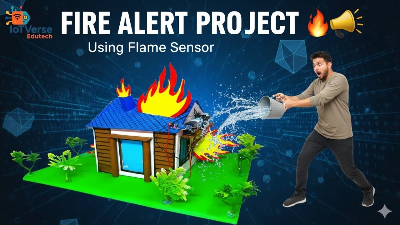Fire Alert | Basic Electronic Project | STEM Learning | IoTVerse ...