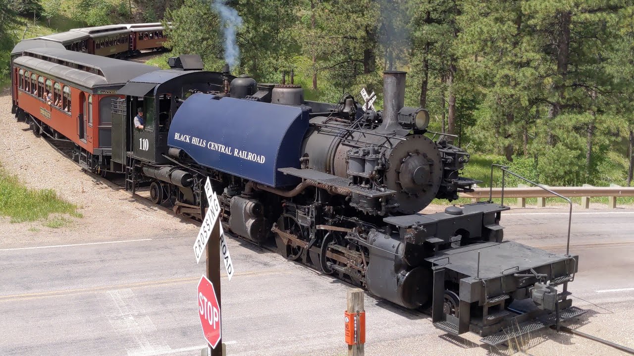 Black Hills Central Railroad 110 Takes Charge. 1880 Train South Dakota ...