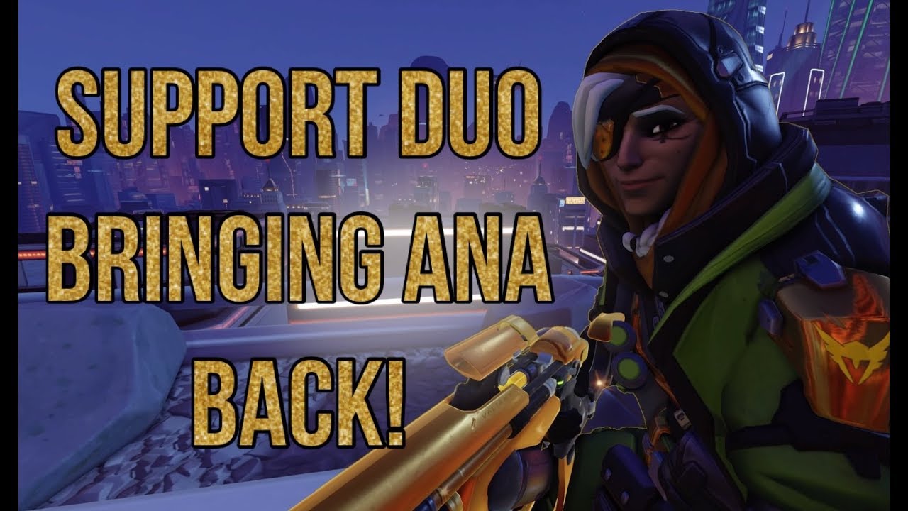 Support Duo Bringing Ana Back in the Shield Meta! (Competitive S19 ...