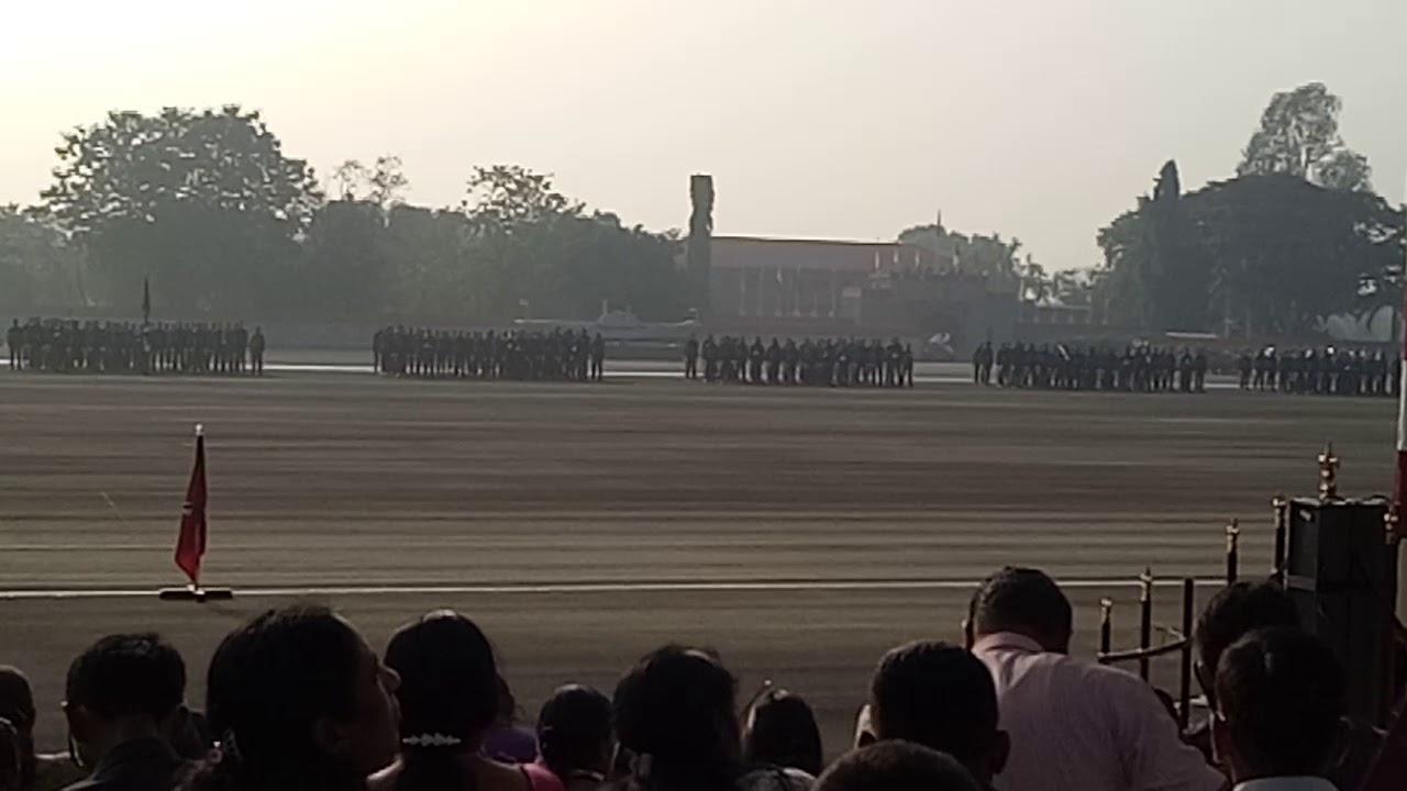 Accident in NDA Passing Out Parade | Cadet fainted in ground - YouTube