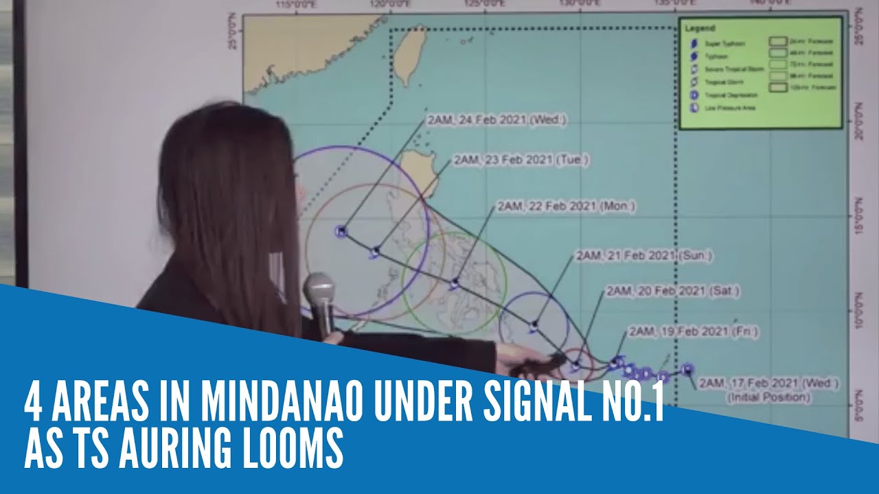 4 areas in Mindanao under Signal No.1 as Tropical Storm Auring looms ...