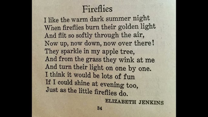 Fireflies In The Garden Poem