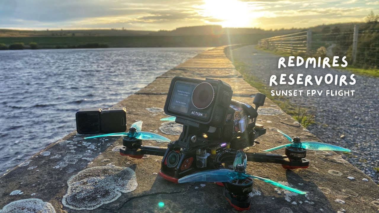 Redmires Evening Sunset FPV - YouTube