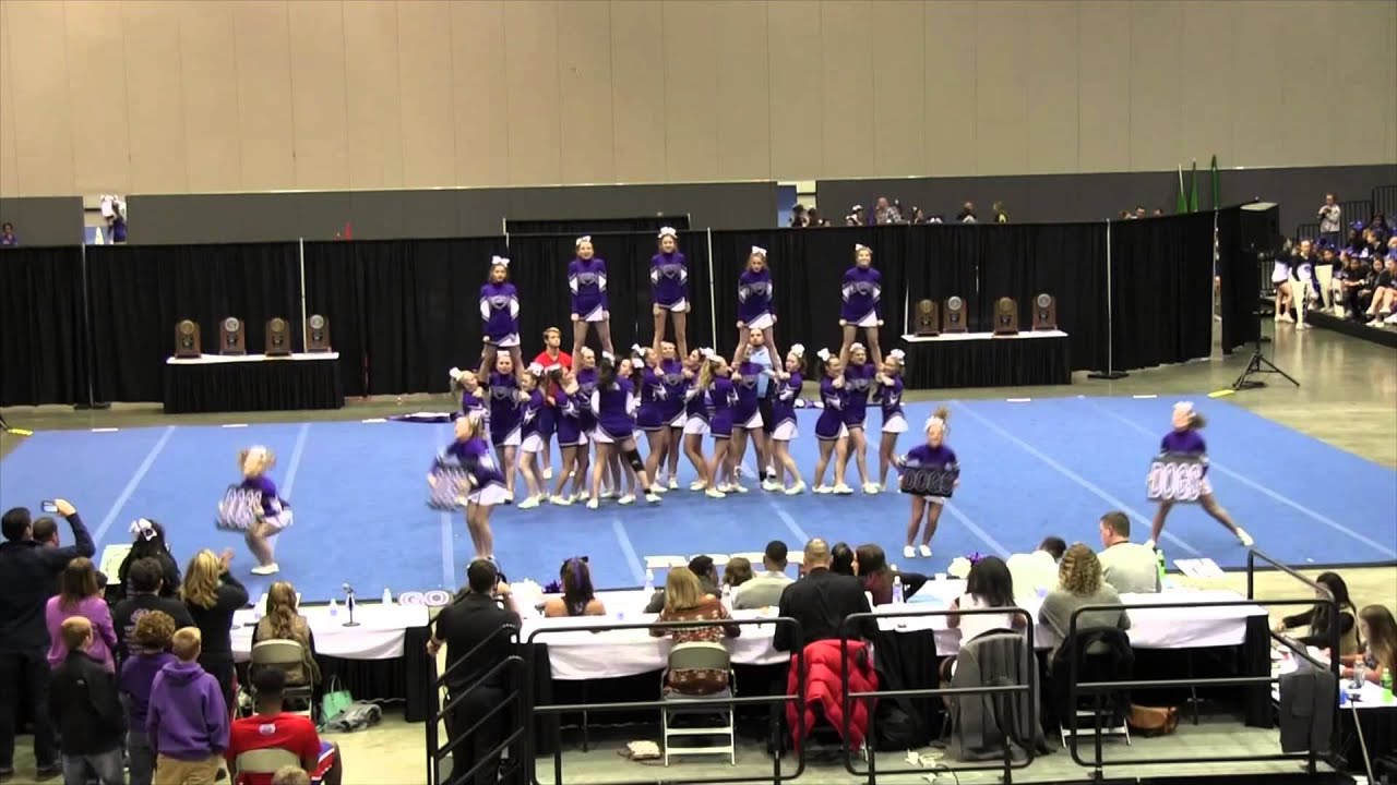 FHS Cheer Squad at State in 2015 - YouTube