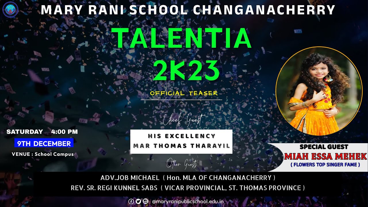 TALENTIA 2K23 | ANNUAL DAY | TEASER | MARY RANI PUBLIC SCHOOL - YouTube