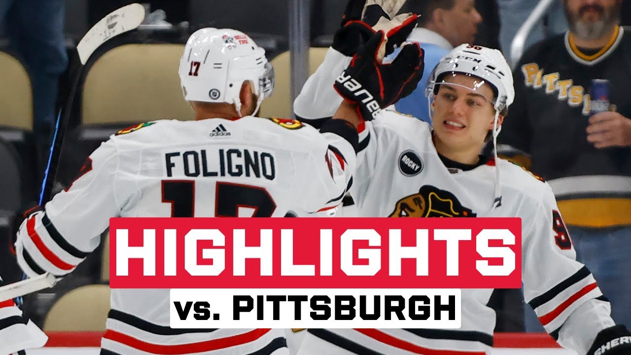 HIGHLIGHTS: Chicago at Pittsburgh | Chicago Blackhawks - YouTube