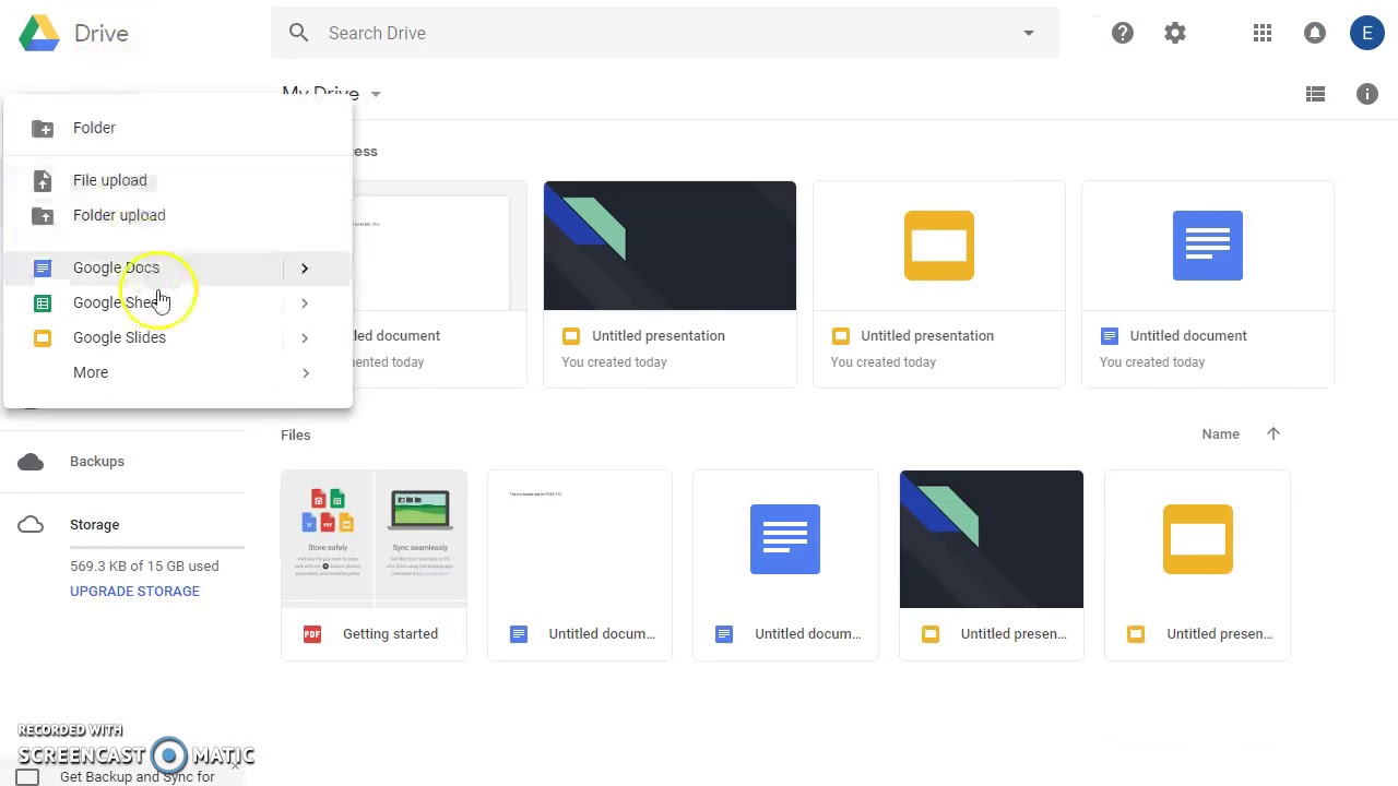Technology Tool - Google Drive - YouTube