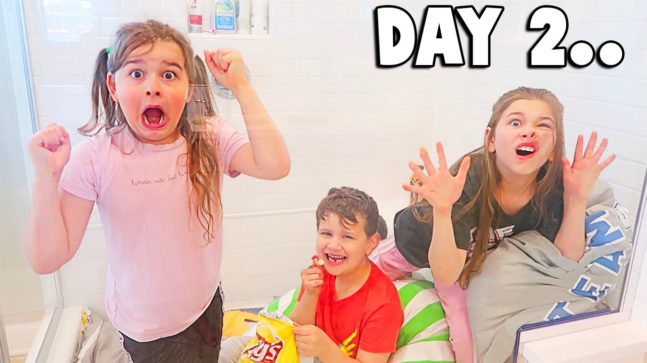 LAST TO LEAVE The Bathroom WINS $1,000 Challenge! | JKrew - YouTube