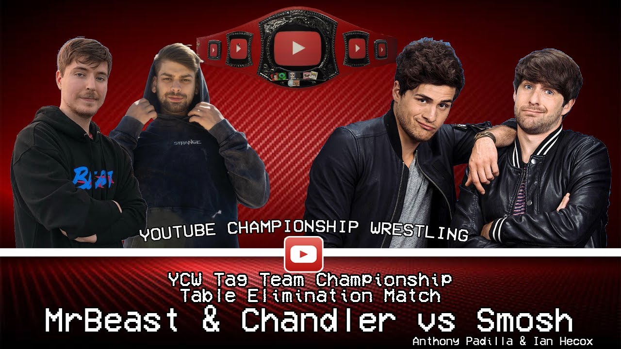 MrBeast & Chandler vs Smosh - YCW Tag Table Elimination - YouTube ...