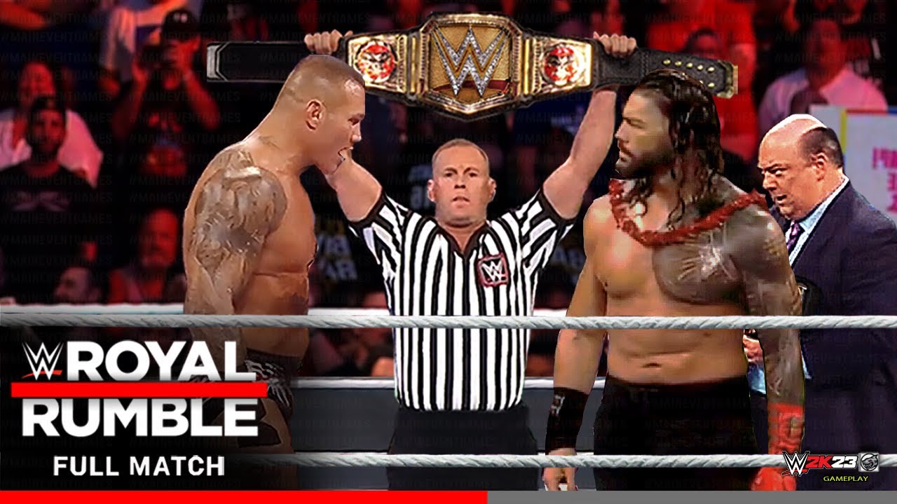 Roman Reigns vs. Randy Orton: Royal Rumble 2024 - Extreme Rules Match ...