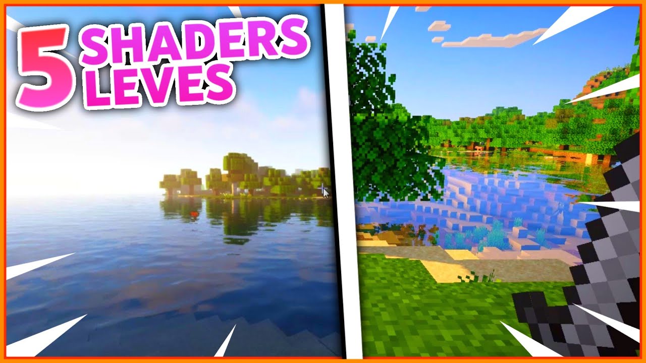 MELHORES SHADERS PARA MINECRAFT JAVA (TOP 5 SHADERS LEVES MINECRAFT ...