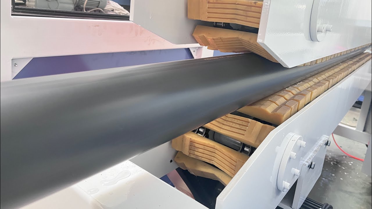 Testing 110-200mm pvc pipe manufacturing process / pvc pipe making ...
