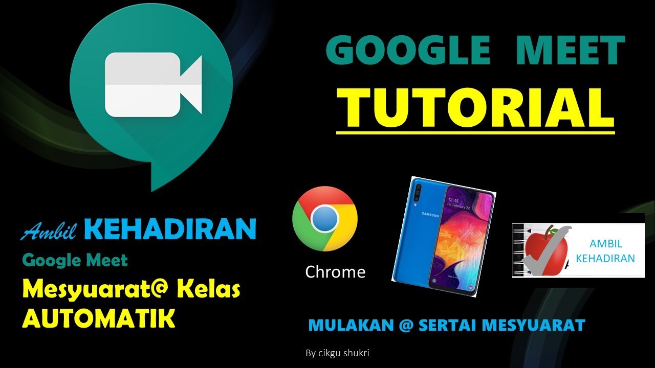 TUTORIAL (KURSUS ASAS GOOGLE MEET) by cikgu shukri - YouTube