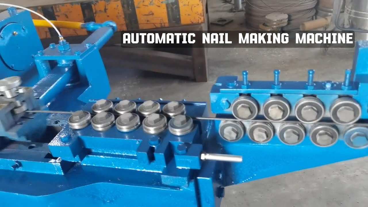 Full-automatic nail making machine, all what you need is just this ...