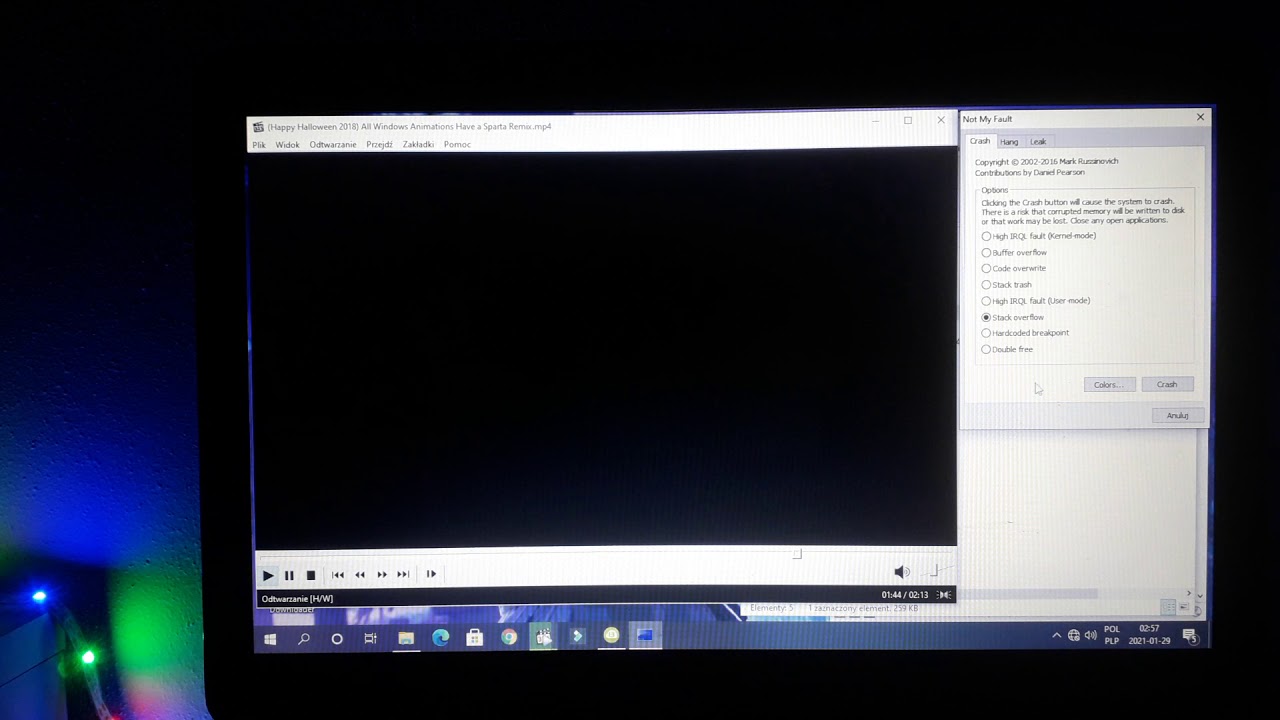 All Windows animations have a Sparta Remix has BSOD - YouTube