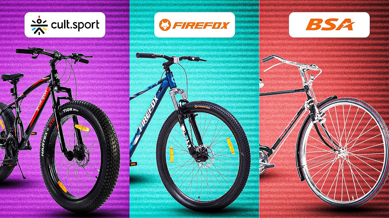 Cultsports vs BSA vs Firefox Gear Cycle 🤔 | Shimano Gear ಏನು Best ...