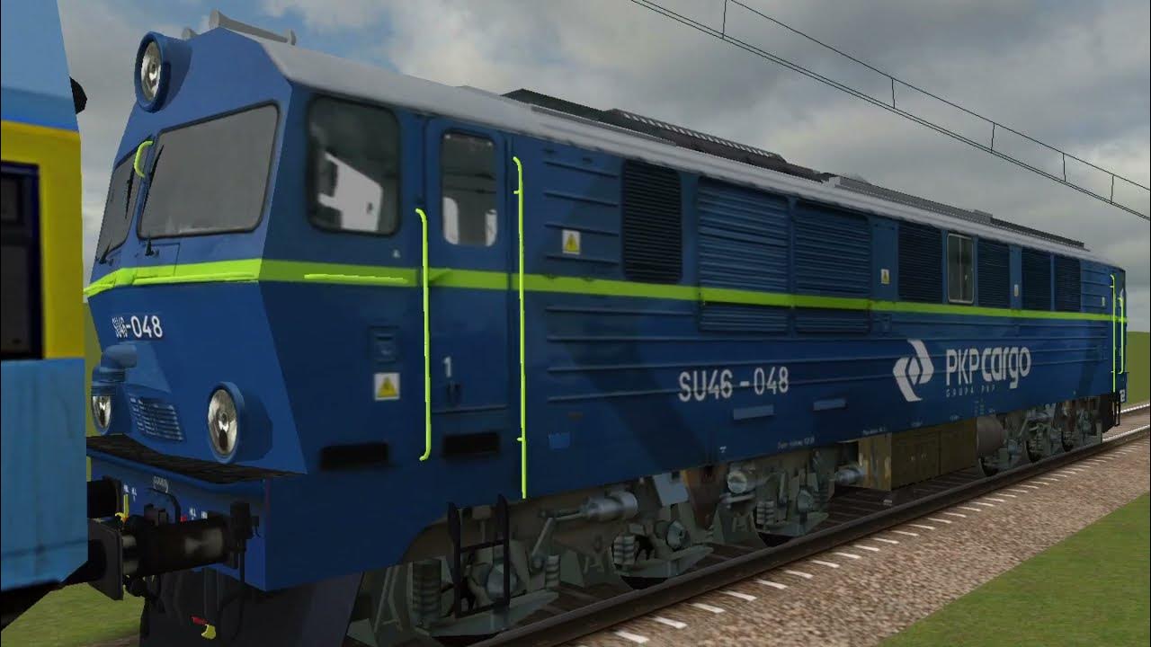 (symulator MaSzyna EU07 PC2010) Prezentacja, jazda i hamowanie SU46-048 - YouTube