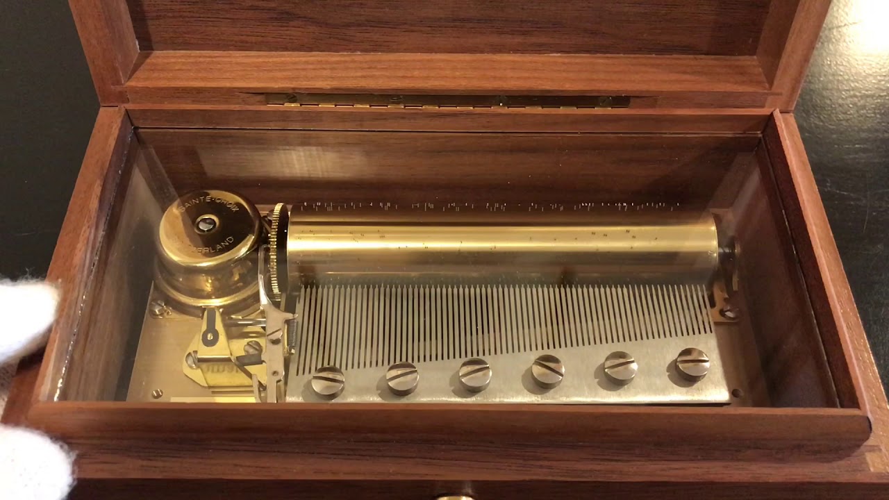 Reuge 3 song 72 note music box, plays “18th Variation on a Theme of ...