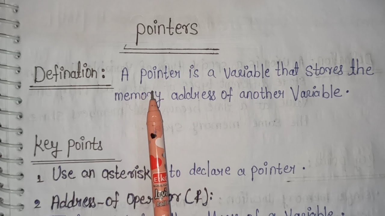 Pointers in C++ || Example of Pointers || C++ Programming - YouTube