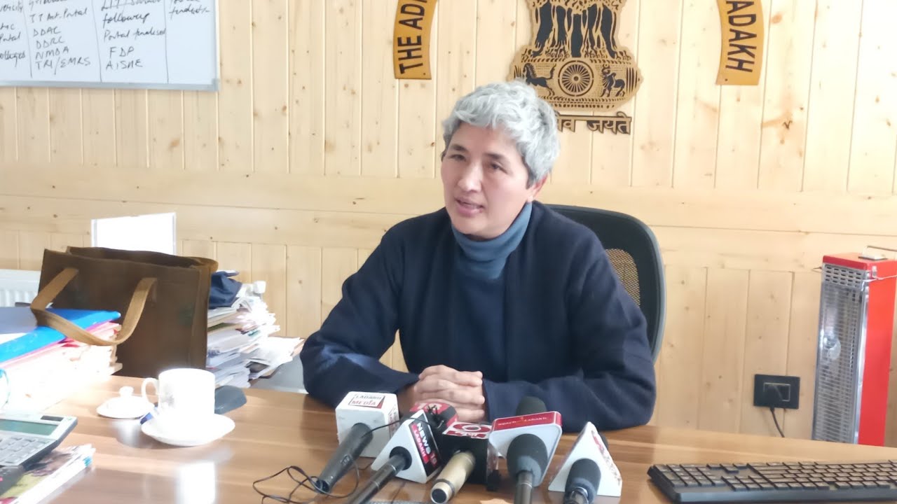 Com/Sec Padma Angmo on Pension Schemes and dev of Skill Centres in ...