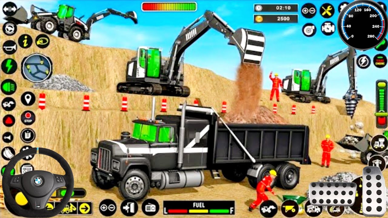 327 auto forklifter loading truck game - truck transport game - YouTube