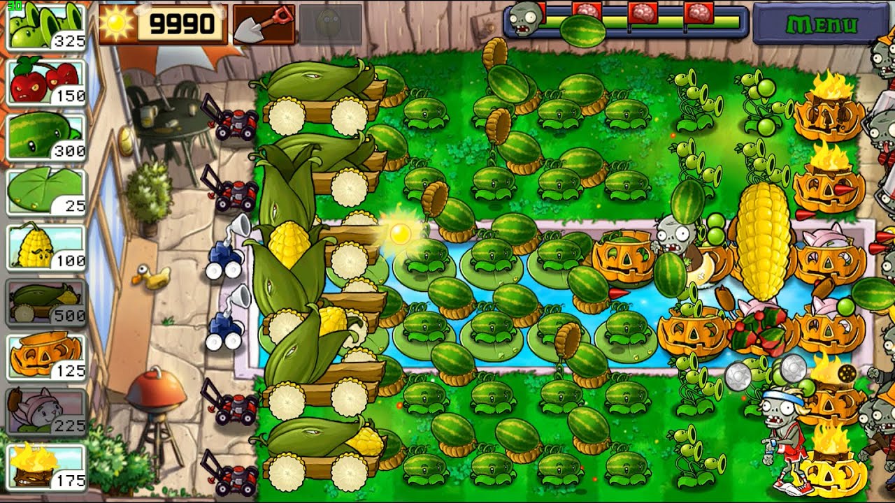 Plants vs Zombies Hack Sun Money Very Interesting Part 0031 - YouTube