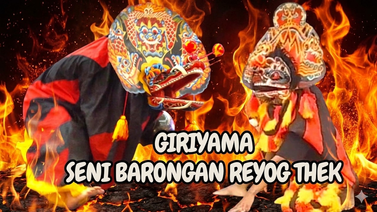 GIRIYAMA Barongan Jaranan Reog Thek Jaranan di WEP Gresik Viral - YouTube