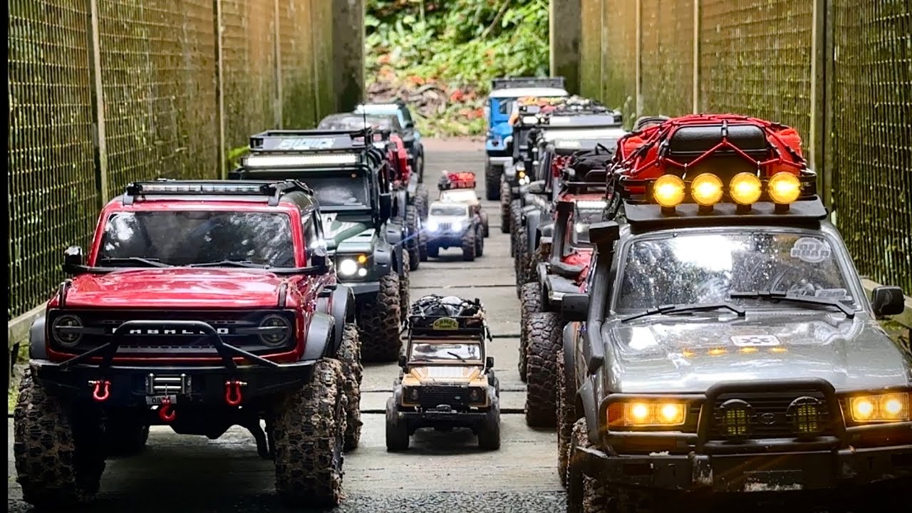 Awesome Weekend Crawling @ Chestnut Trail 1/10 1/24 & 1/8 Scale 4x4 ...