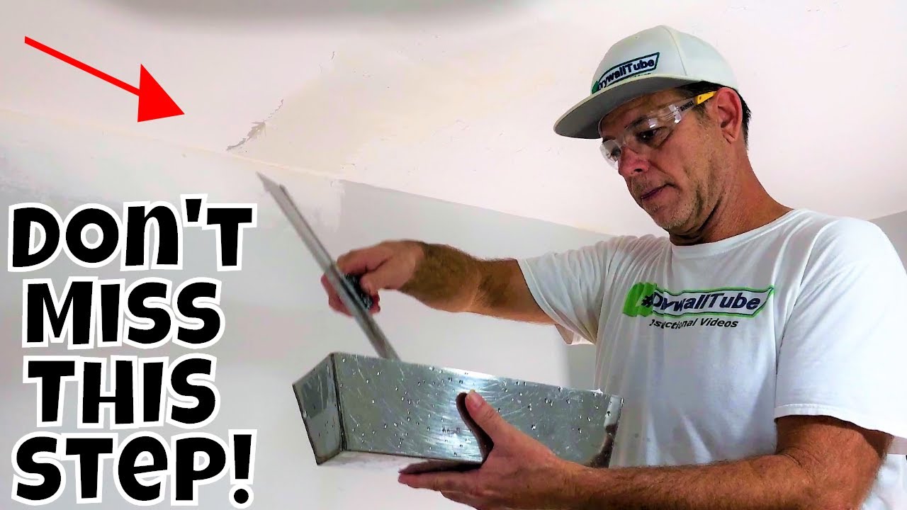 Don't Miss THIS STEP if You Want Your Ceiling Repair to Look Great ...